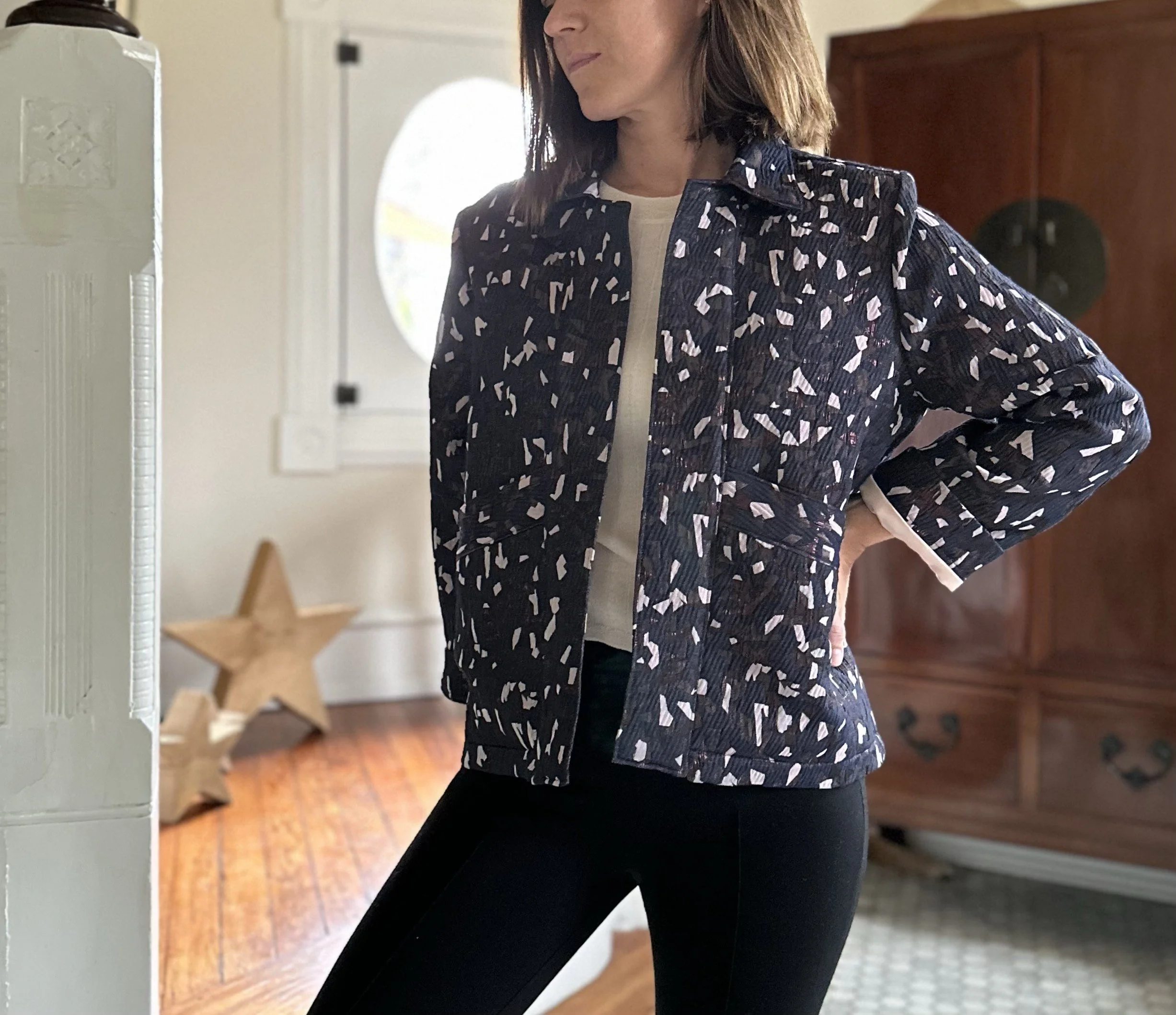 How to add a lining to the Jameela jacket Sewing pattern — Sewing ...