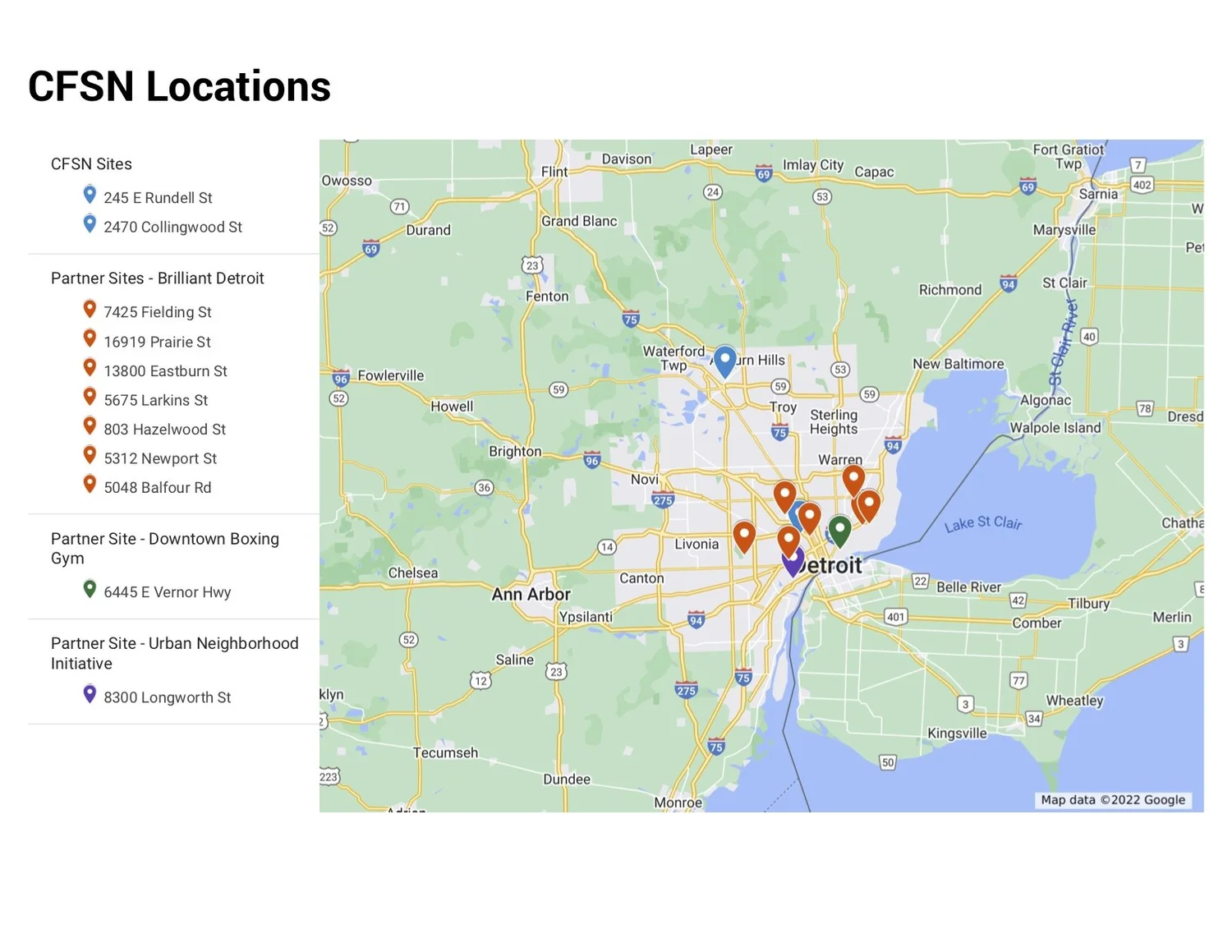 Locations — Center for Success