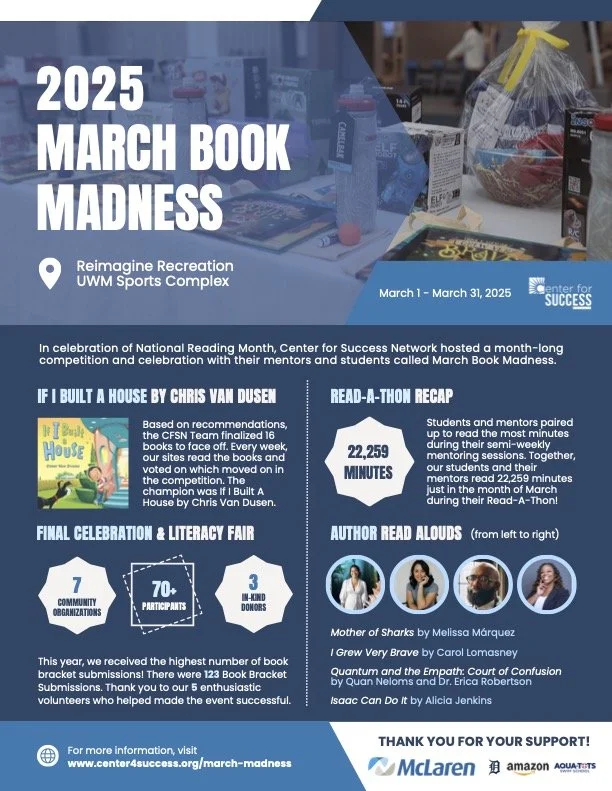 March Book Madness — Center for Success