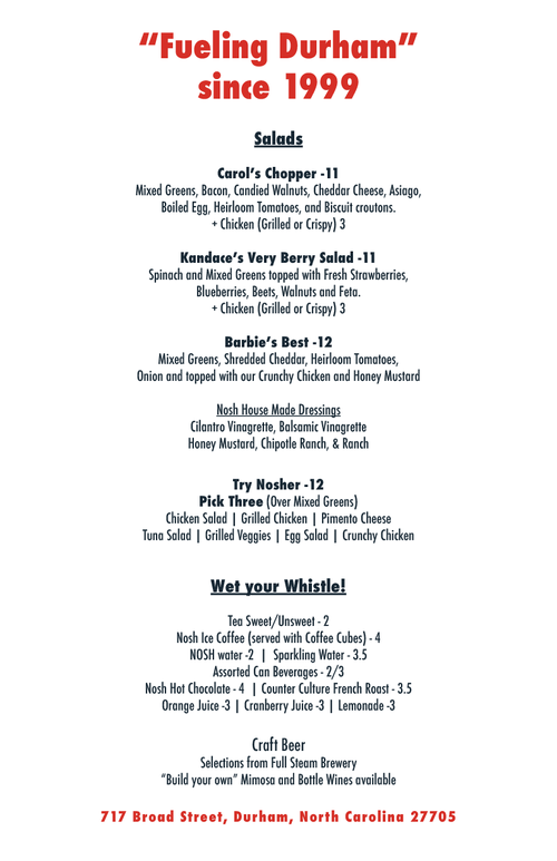 NOSH Durham
