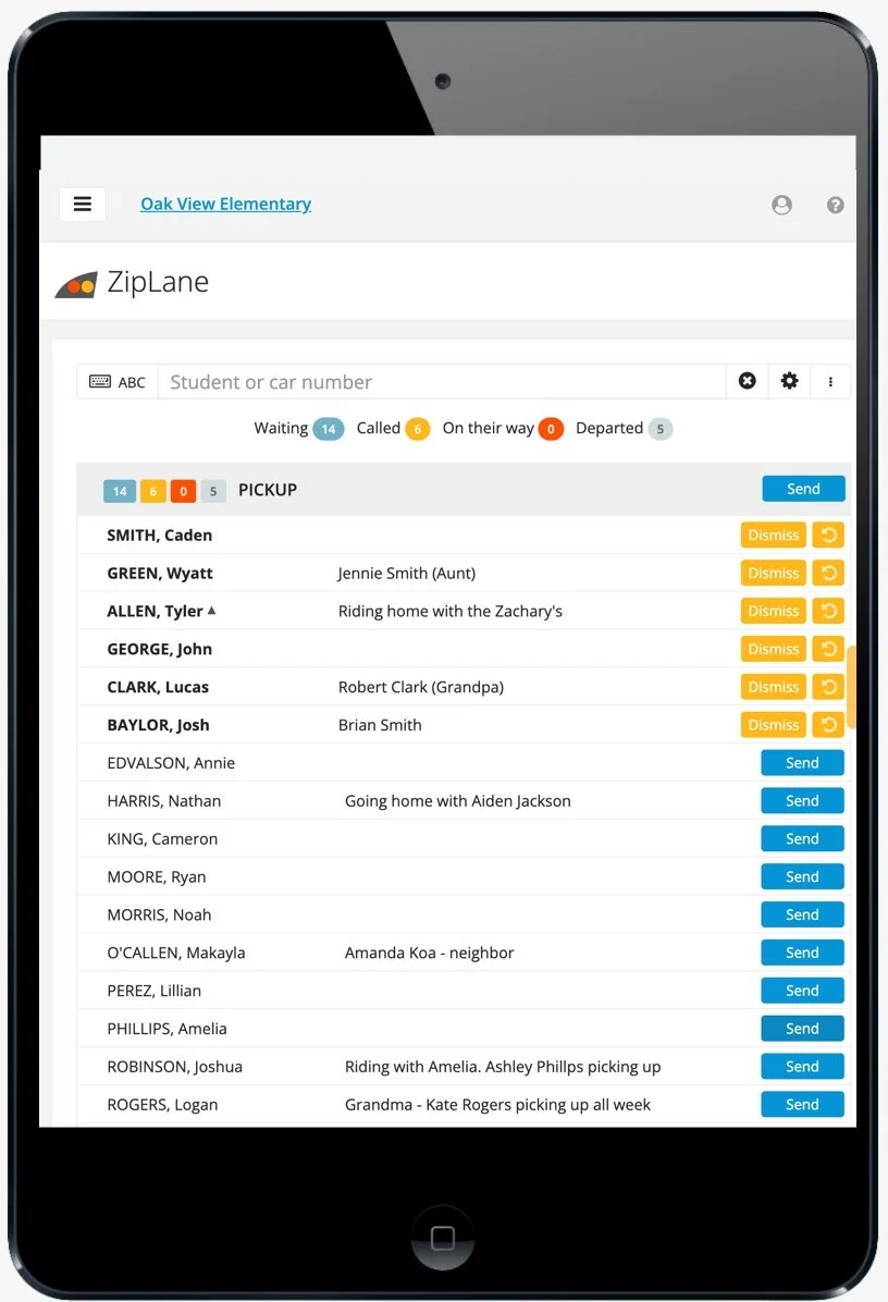 PickUp Patrol: Safe, Affordable School Dismissal System — Car Line