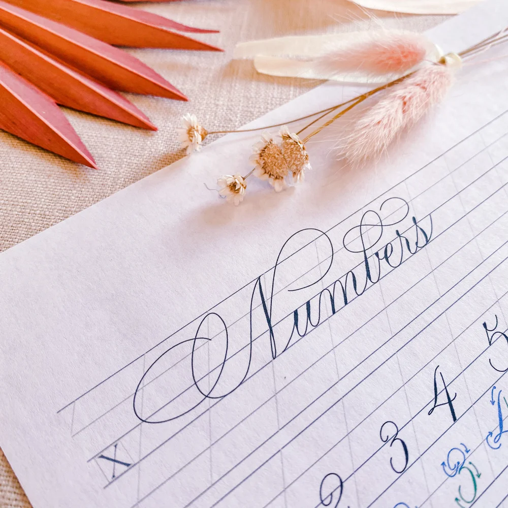 Copperplate Calligraphy Flourishes