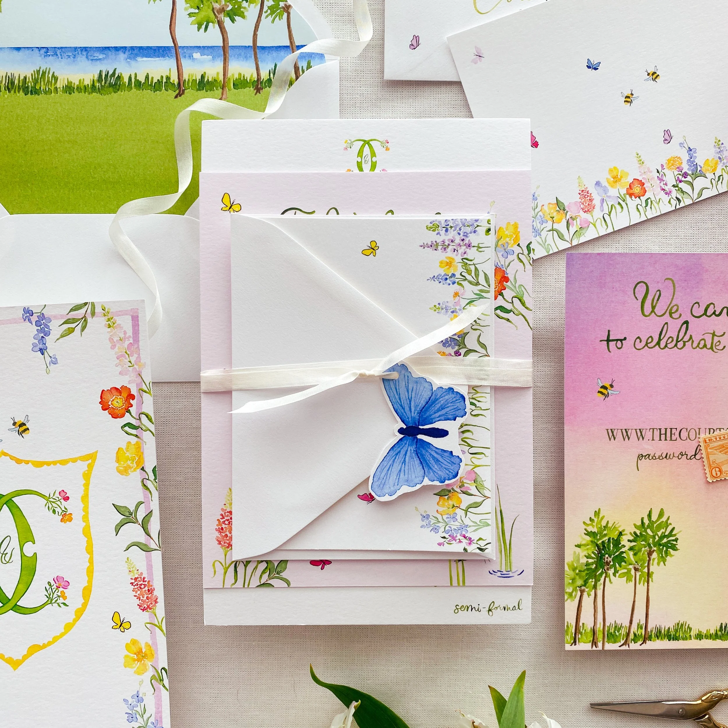 Island wedding invitations | Honestweddingadvice.com