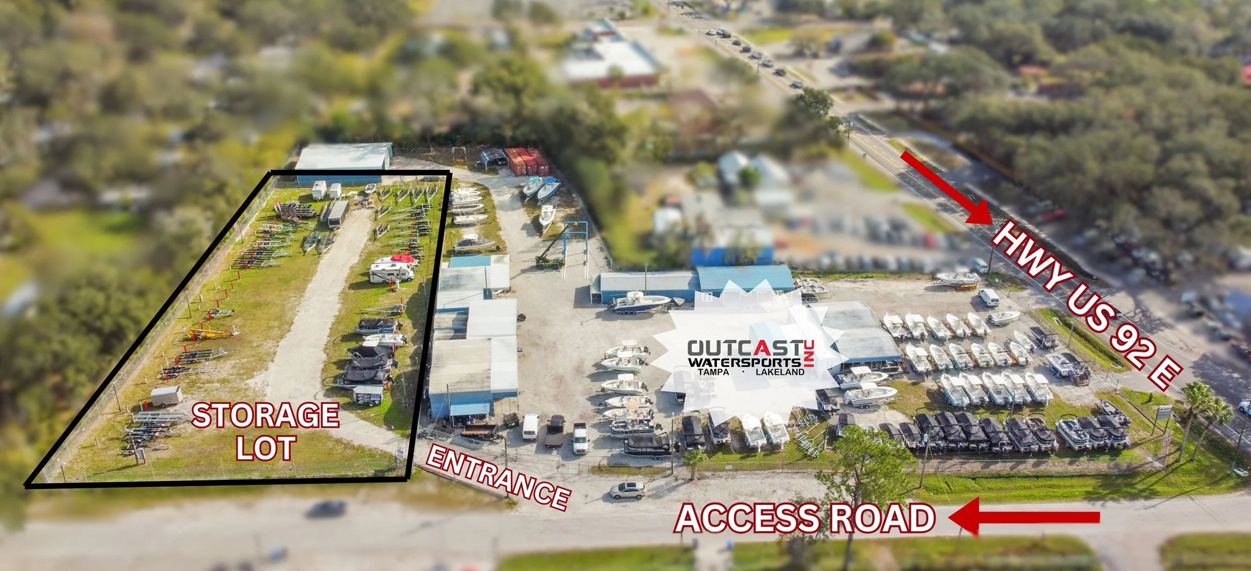 Boat Storage Lot — Outcast Watersports