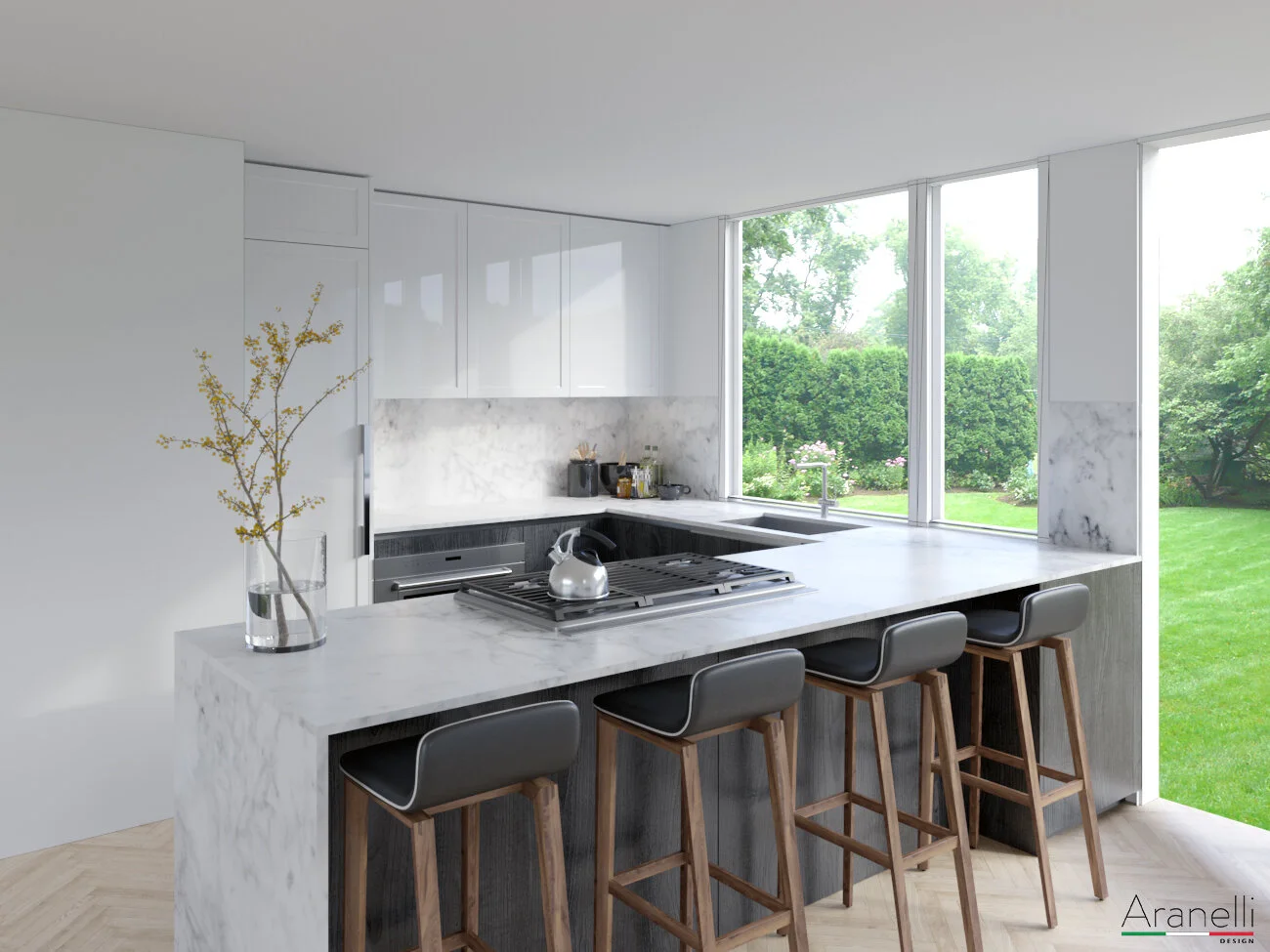 Portfolio - Aranelli Design. Custom Italian Kitchen Cabinets. San Diego ...