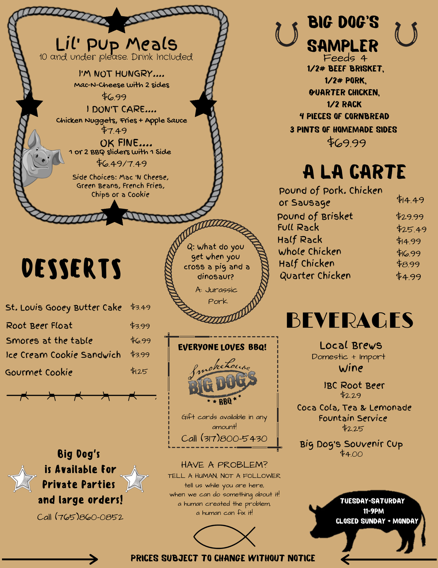 Big Dog's Smokehouse BBQ