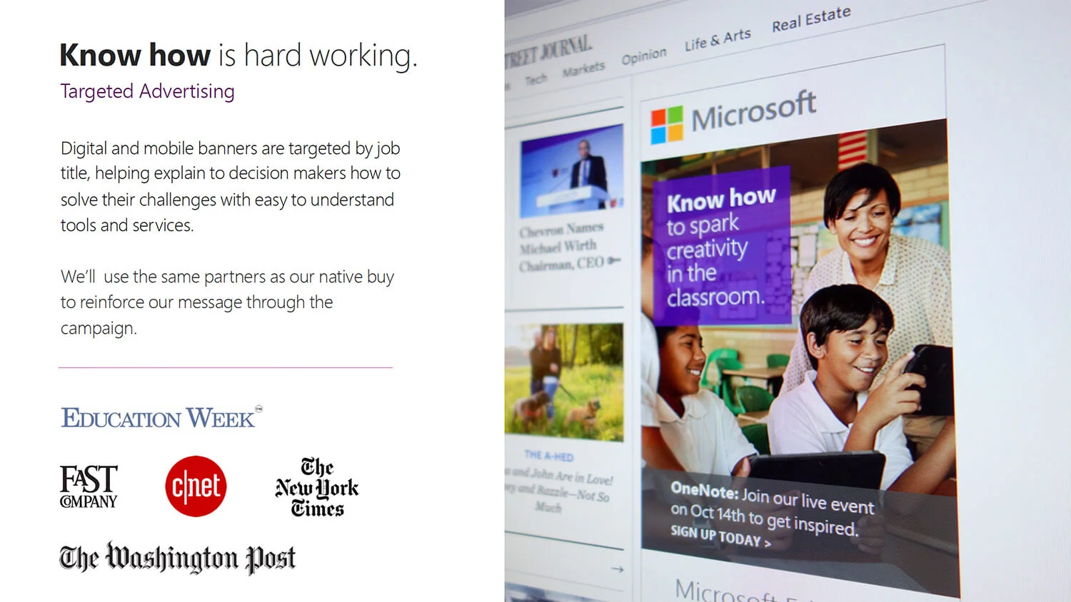 Know How Campaign — Cory Hutchinson