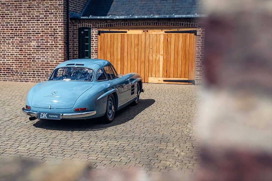 Blue-Grey 1955 Mercedes-Benz 300 SL Gullwing For Sale in the UK ...