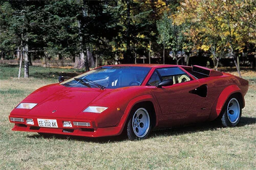 VIN: Jeff White's Pink Lamborghini Countach 5000 S chassis DLA12555 ...