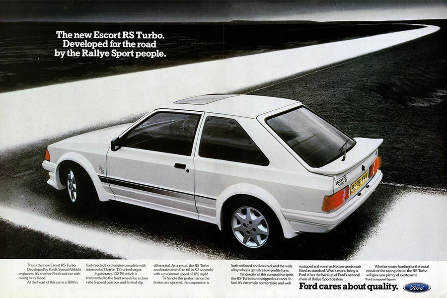 Guide Ford Escort Mk3 Rs Turbo Supercar Nostalgia