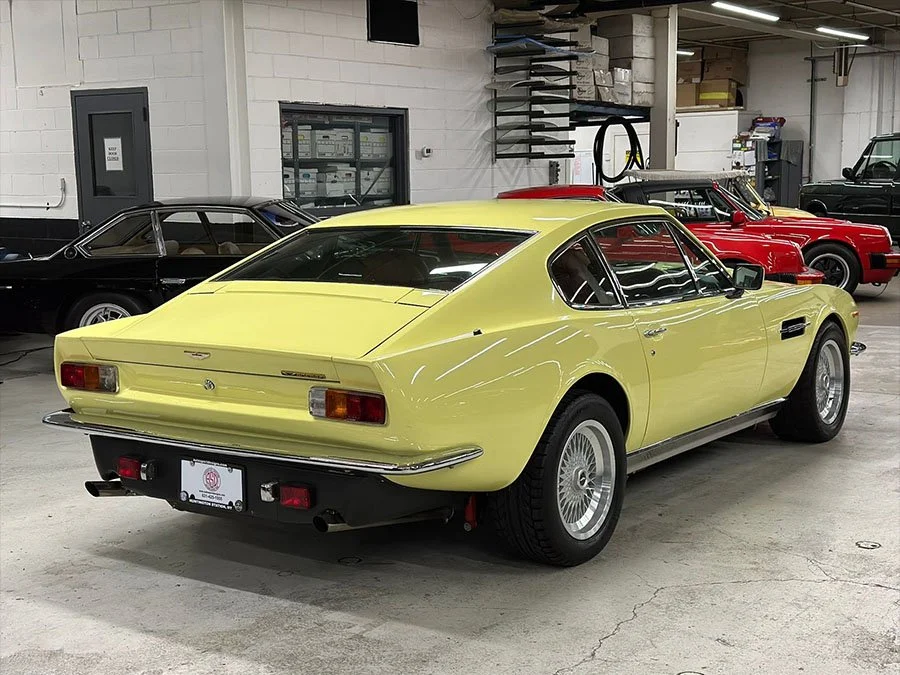Mandarin Yellow 1980 Aston Martin V8 Vantage V580 For Sale in New York ...