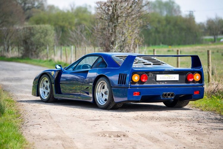 1989 Blue Ferrari F40 For Sale in the UK — Supercar Nostalgia