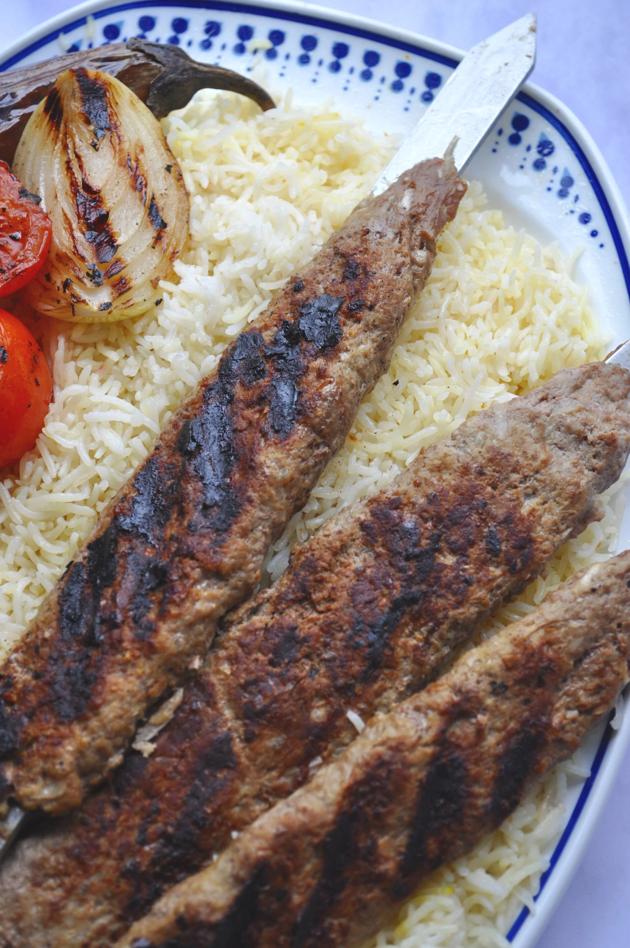 Chelo Kebab (Iranian Kebabs) | Dine with Dina