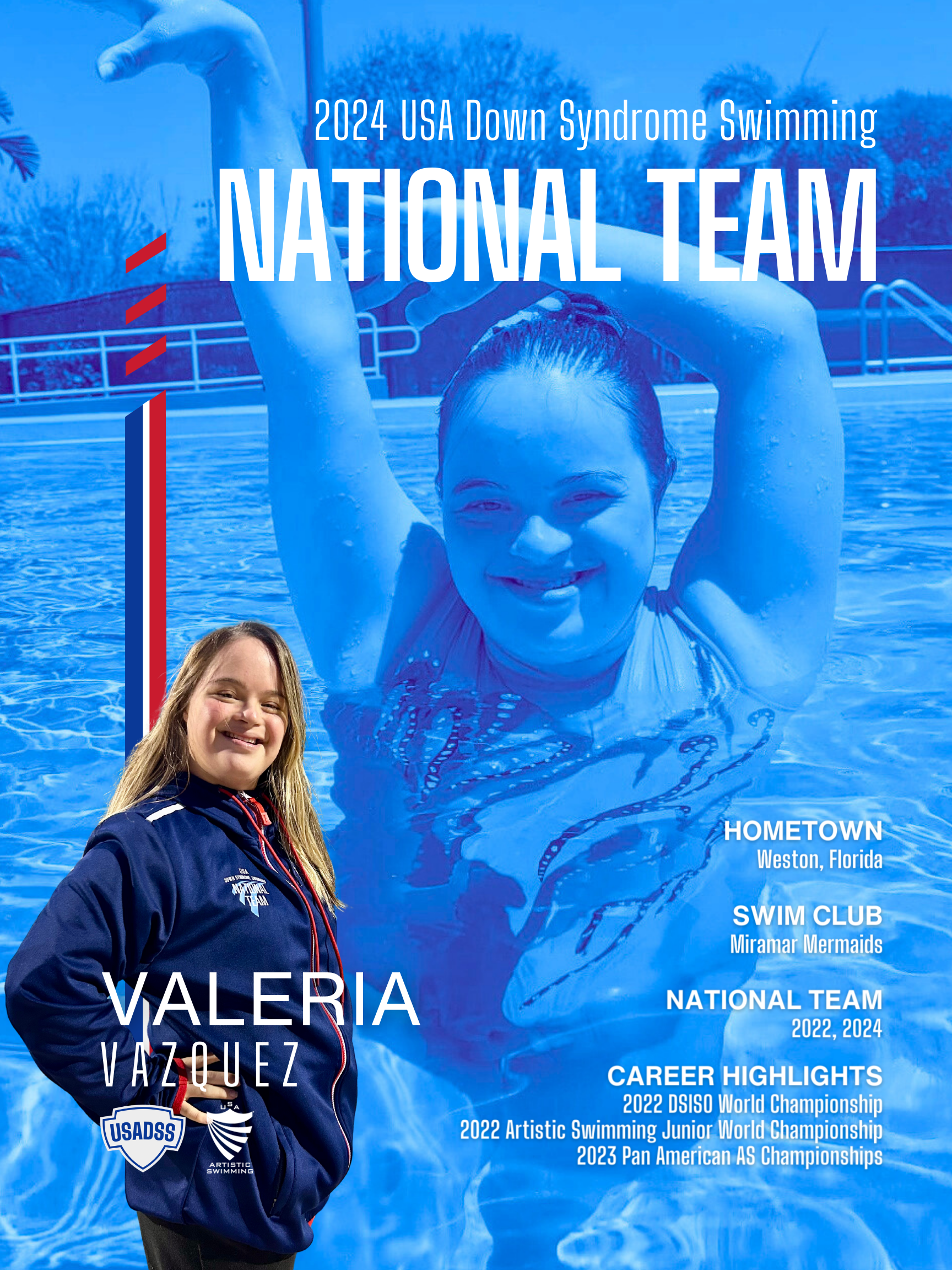 Valeria Vazquez — USA Down Syndrome Swimming-Believe in the dream ...