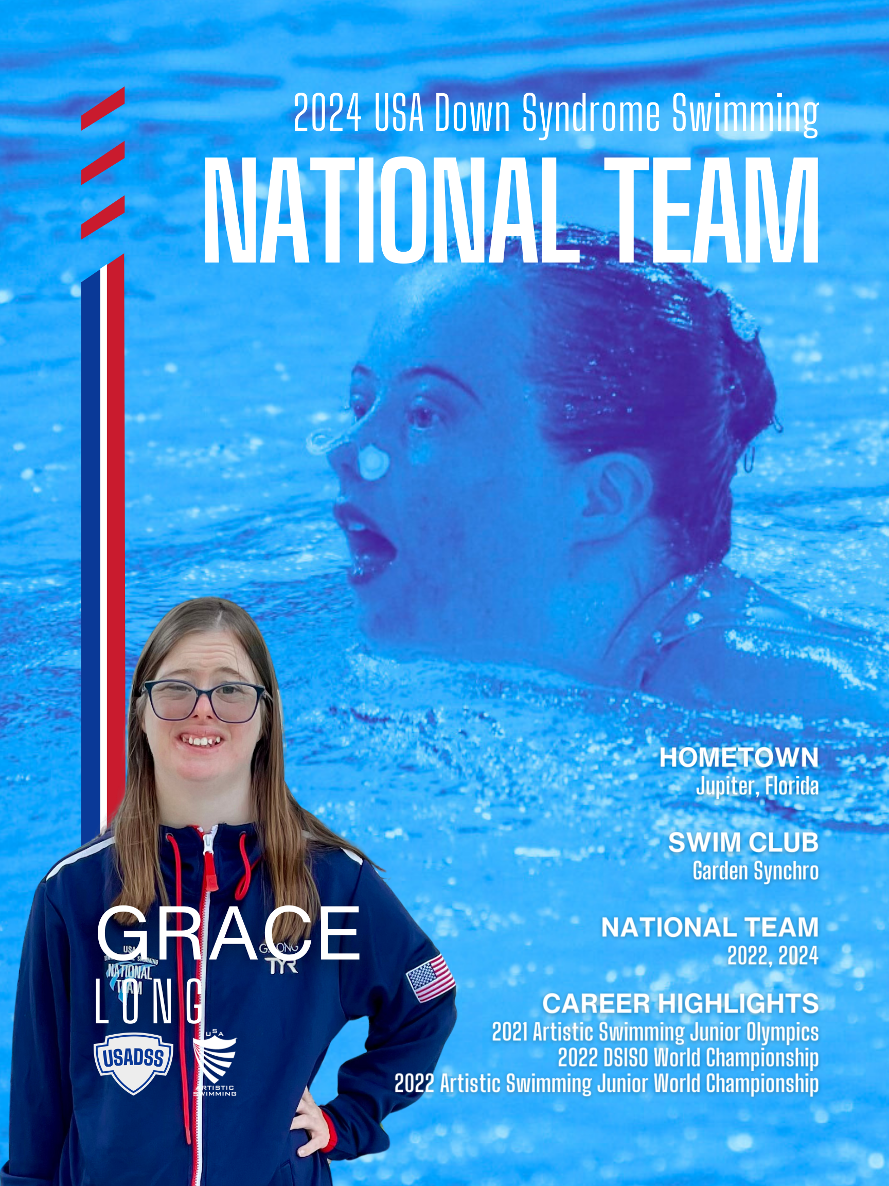 Grace Long — USA Down Syndrome Swimming-Believe in the dream, support ...