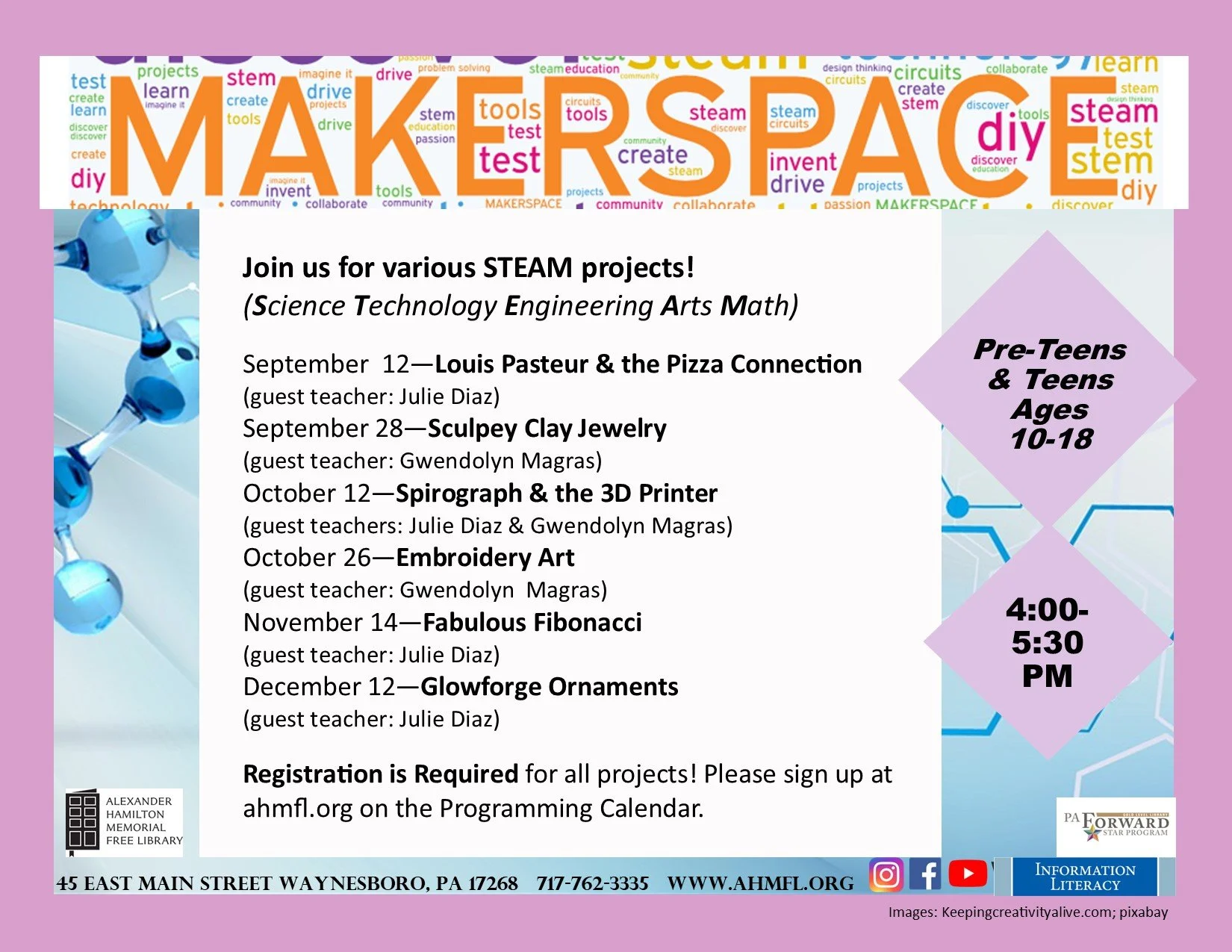 programming — Alexander Hamilton Memorial Free Library