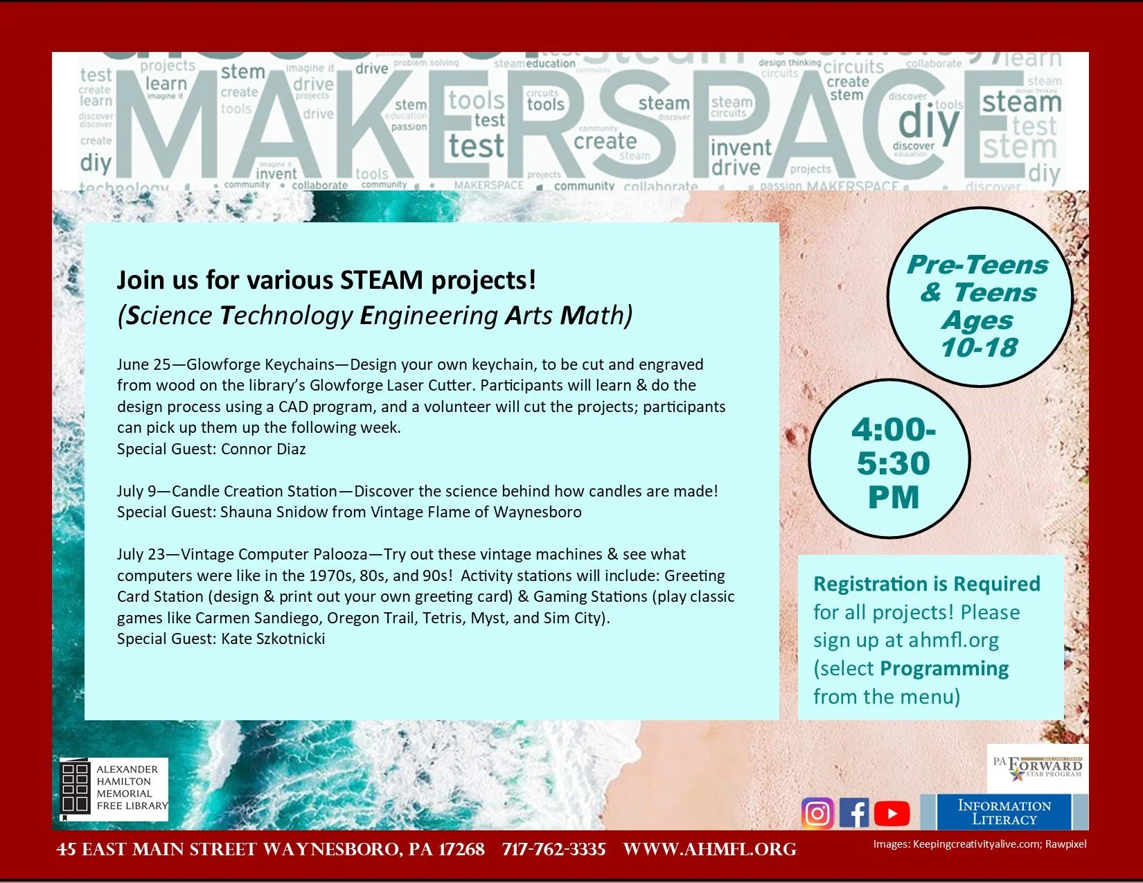 programming — Alexander Hamilton Memorial Free Library