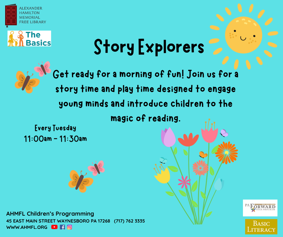 Story Explorers-Kids — Alexander Hamilton Memorial Free Library