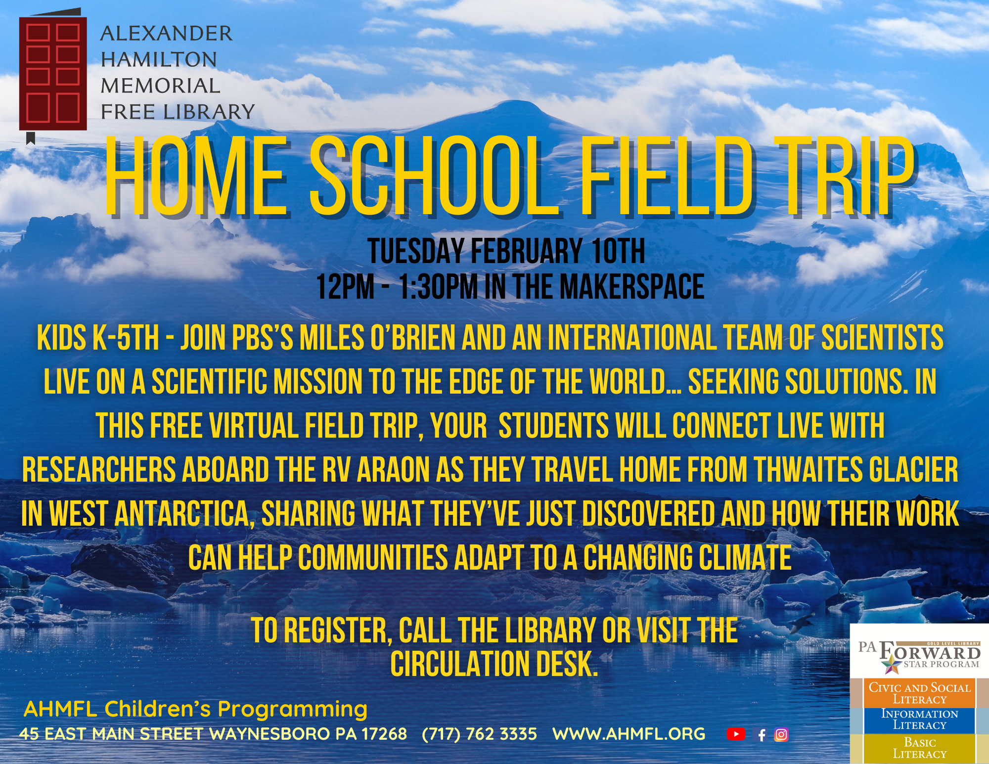 Home School Field Trip-Kids (Registration Required) — Alexander ...