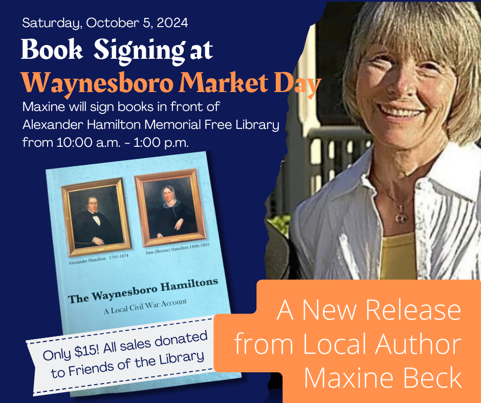 Maxine Beck Book Signing — Alexander Hamilton Memorial Free Library