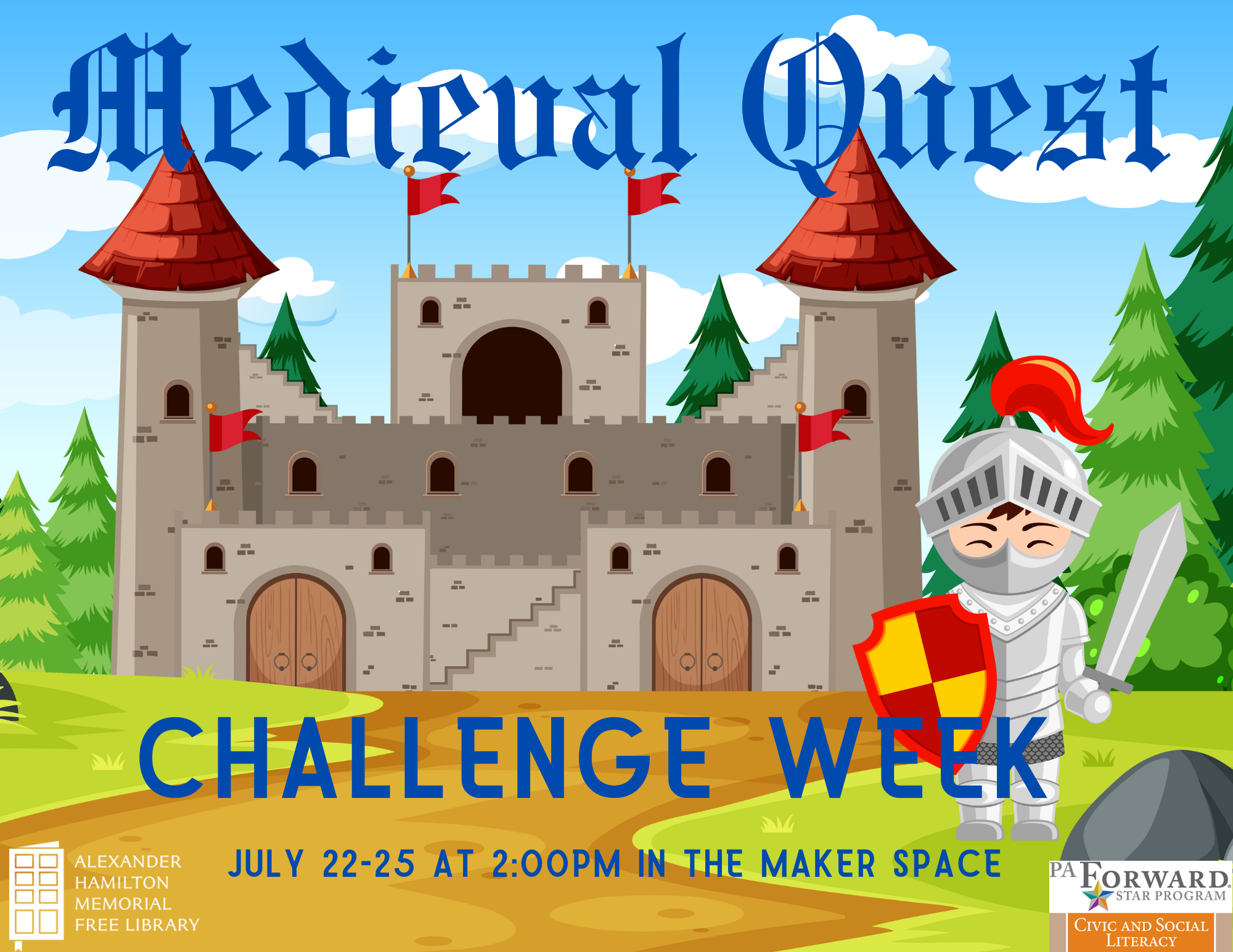 Summer Reading Fun-Medieval Quest — Alexander Hamilton Memorial Free ...