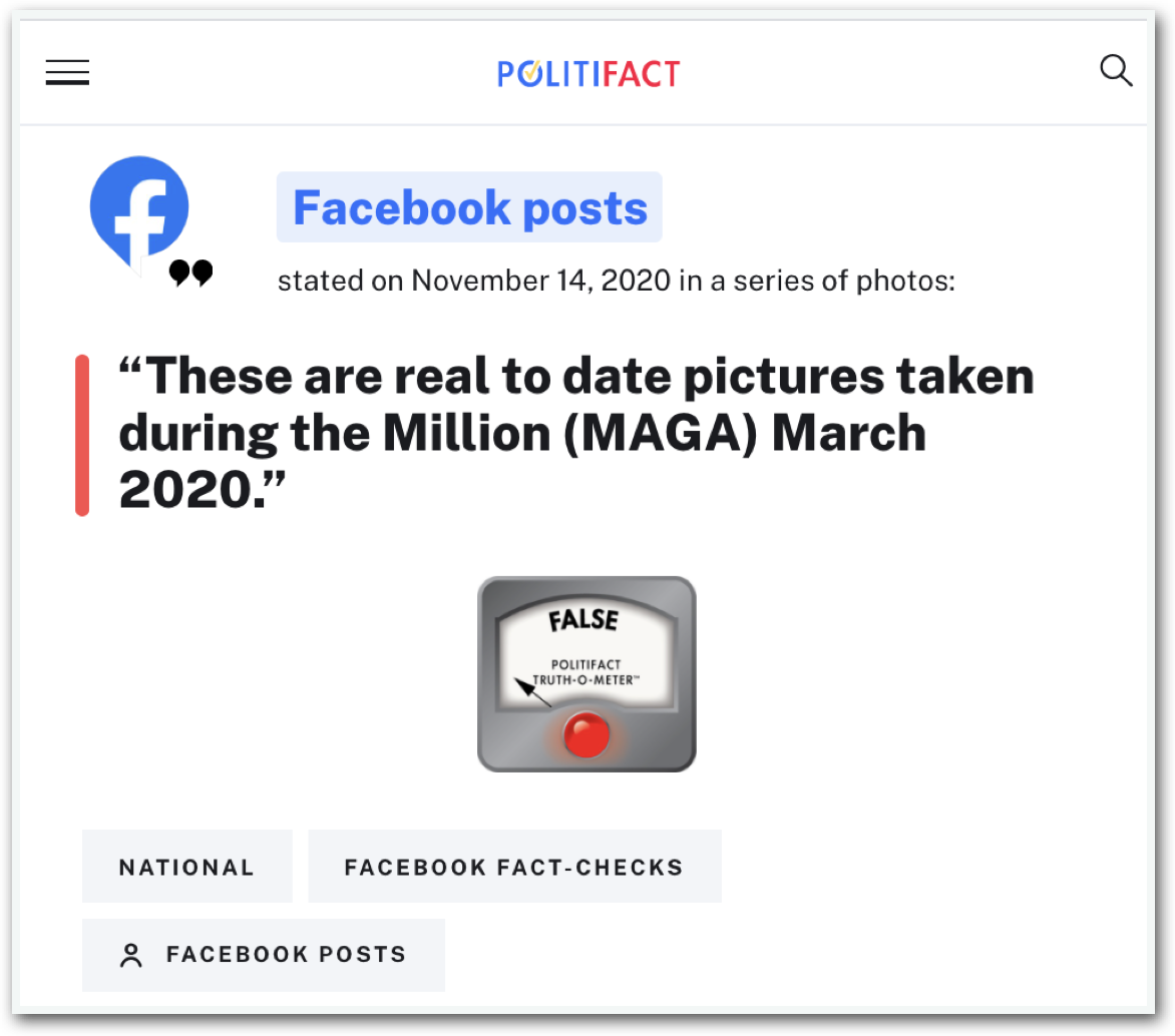 Definitions and Examples — The ClaimReview Project