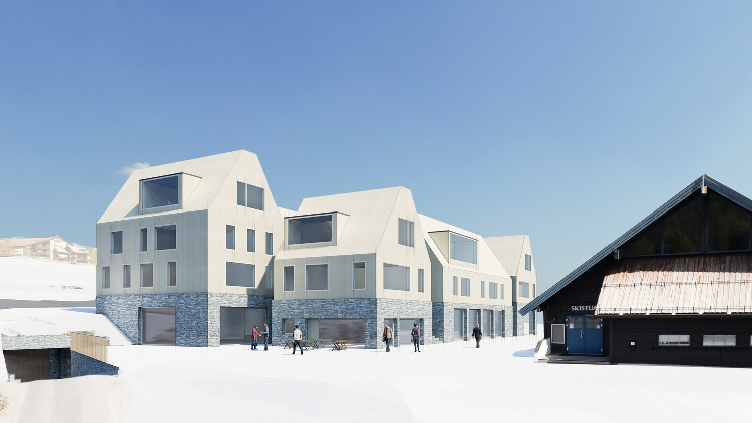 Norefjell fritidsleiligheter — Crux Arkitektur - Arkitekt Oslo