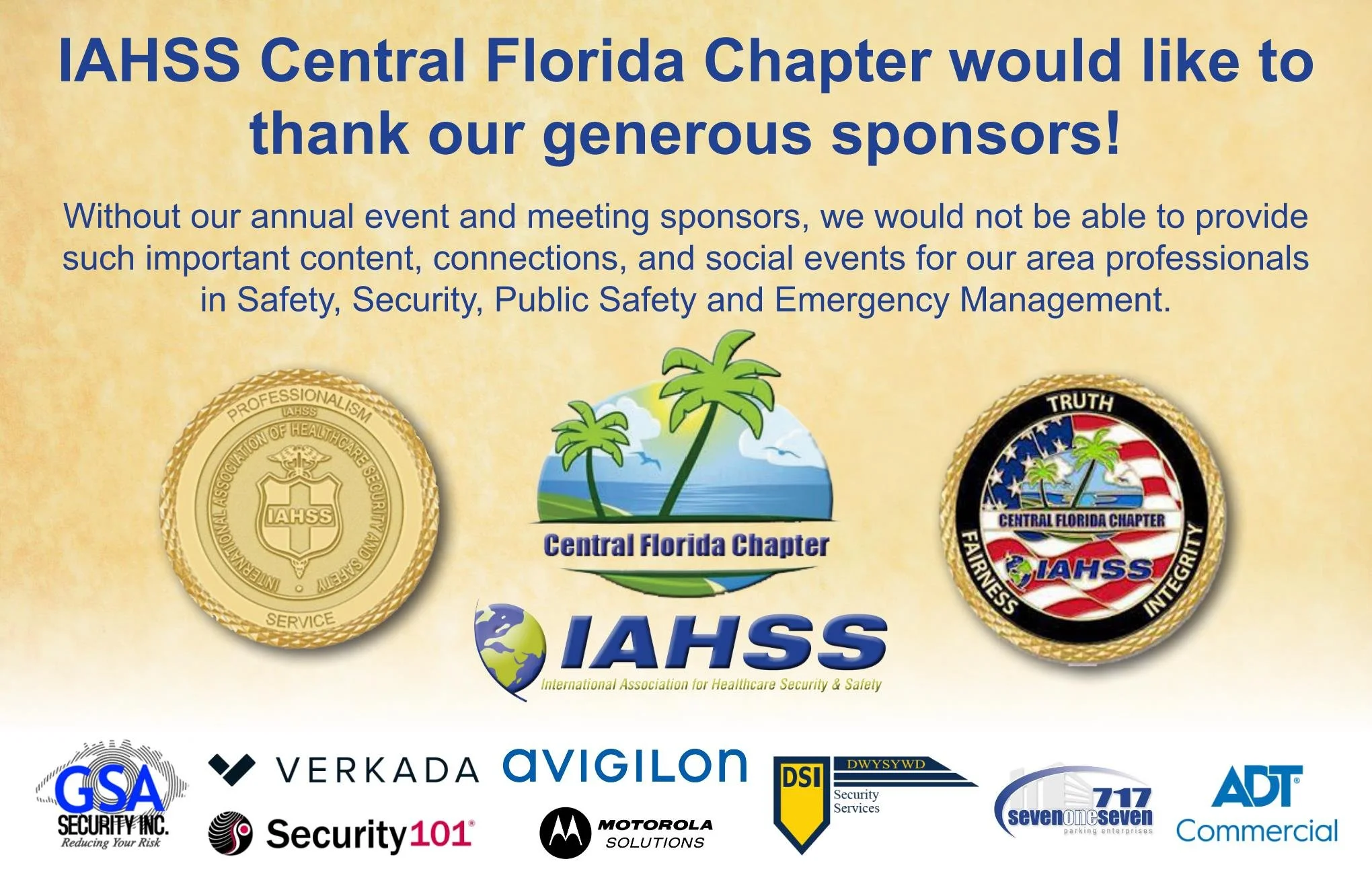 IAHSS CENTRAL FLORIDA CHAPTER “SHARE THE KNOWLEDGE” KICK OFF AND SOCIAL EVENT — IAHSS CFC