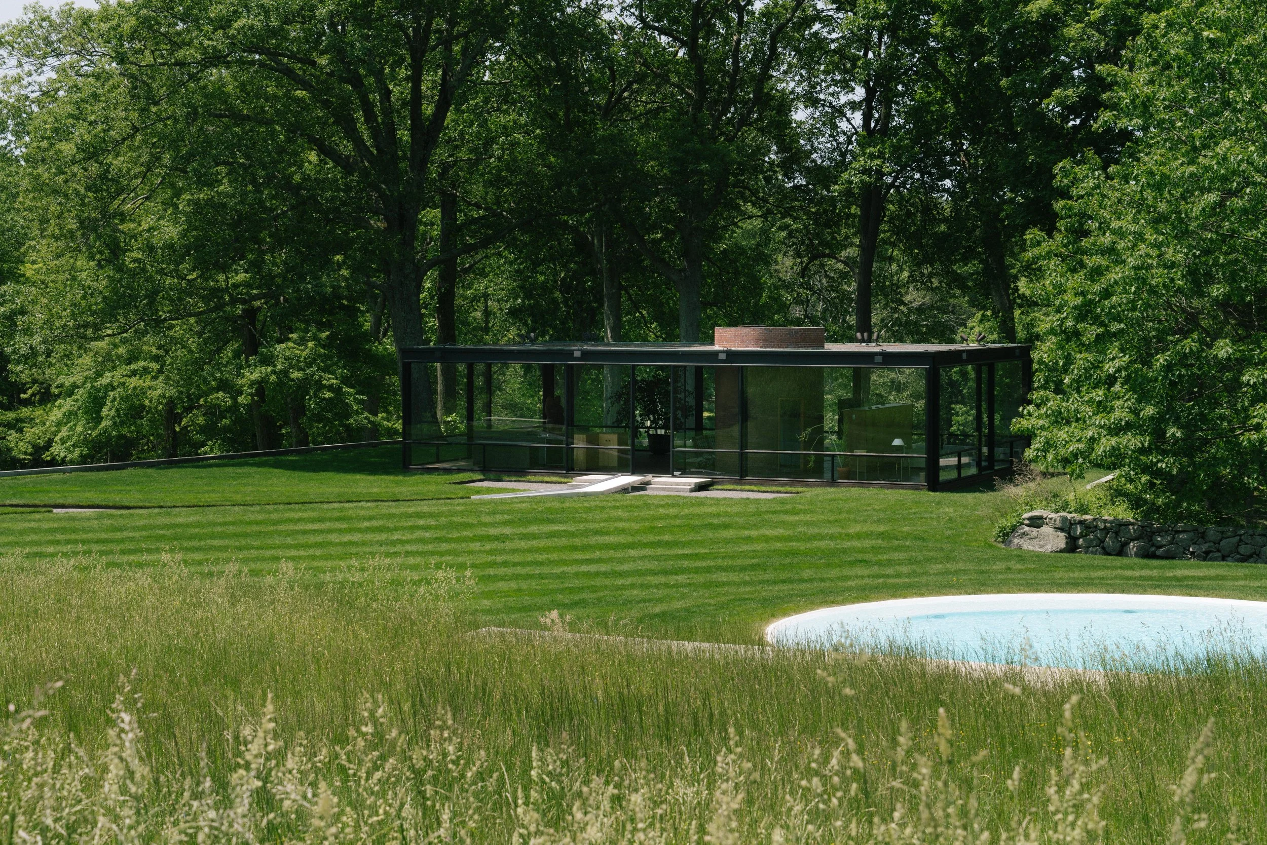 The Glass House, Philip Johnson 1949 — Open Space Series