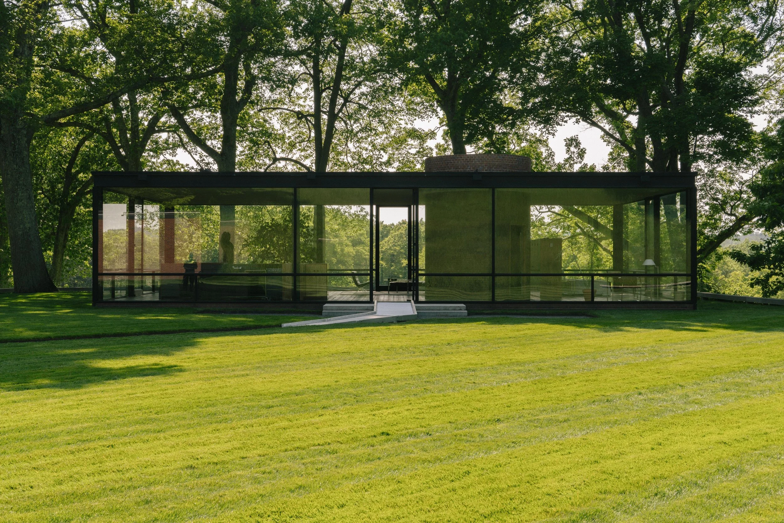 The Glass House, Philip Johnson 1949 — Open Space Series