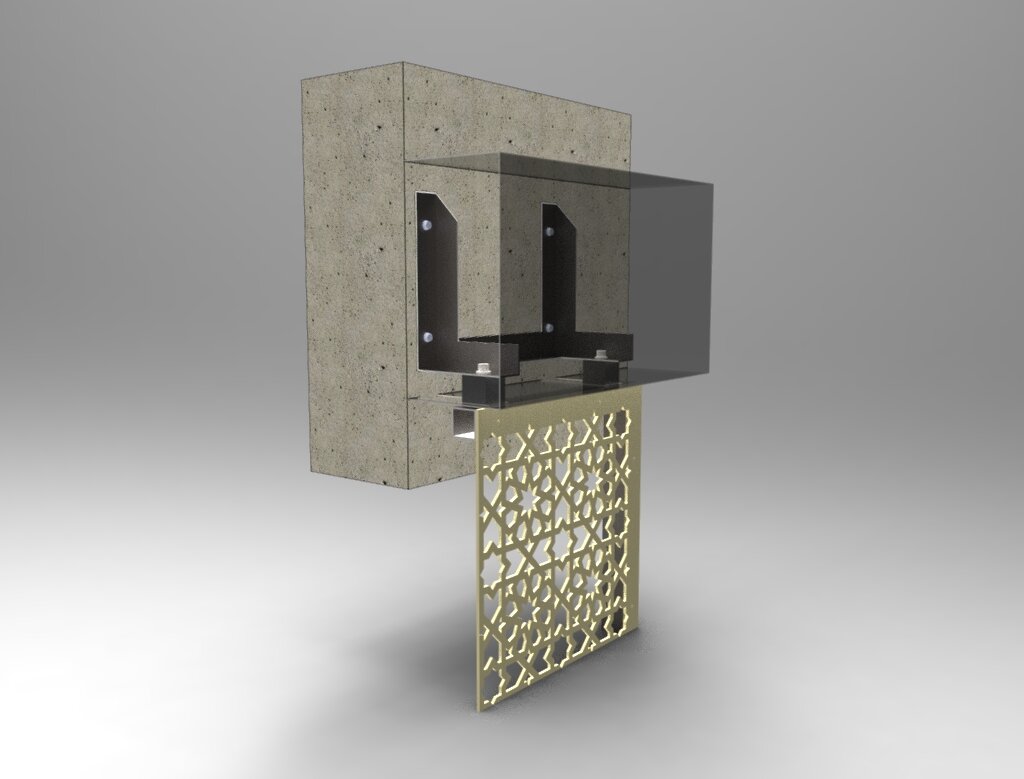 The different ways we can affix your Mashrabiya Panels — ABIYA