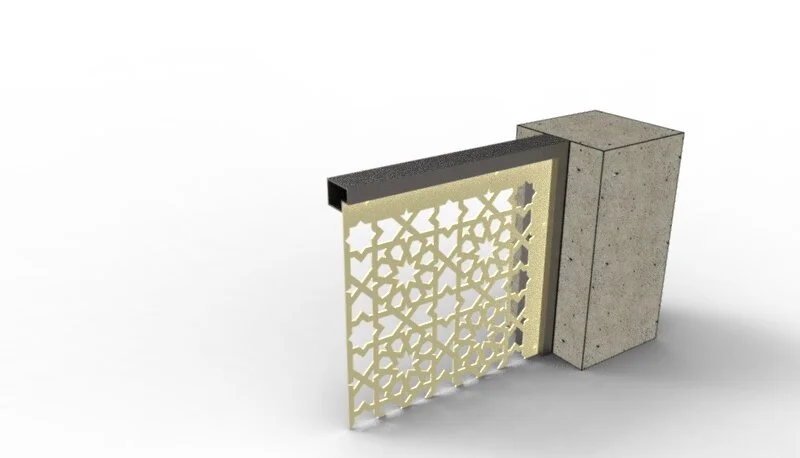 The different ways we can affix your Mashrabiya Panels — ABIYA