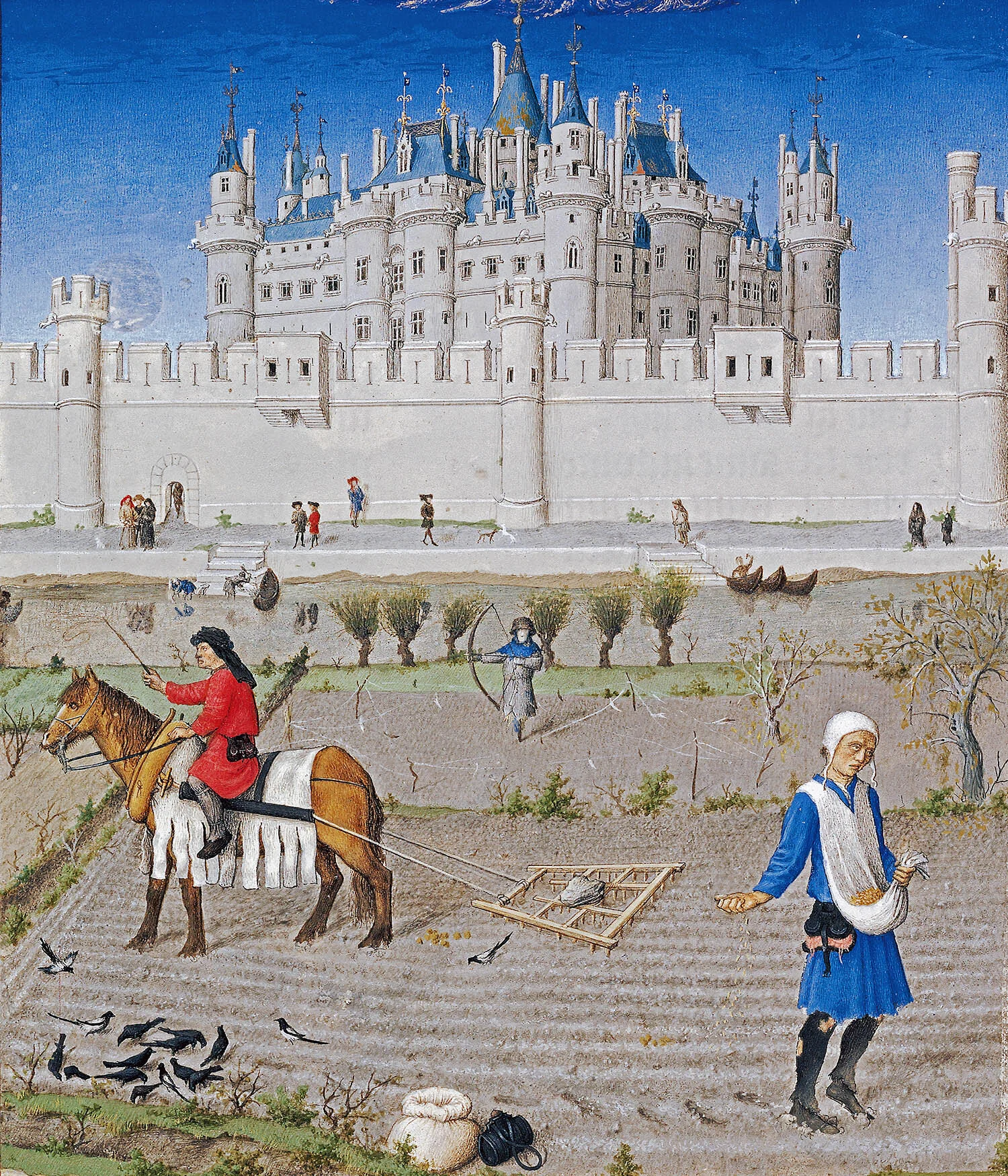 Limbourg Brothers Tres Riches Heures January