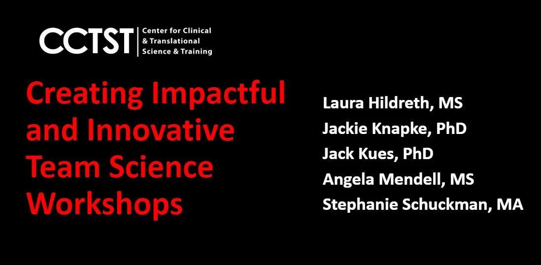 Teams and Team Science — CCTST