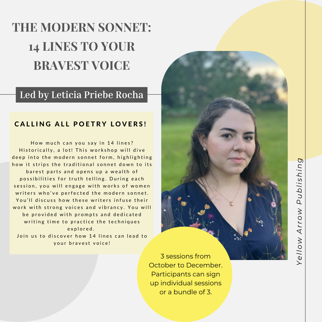 The Modern Sonnet Workshop — Yellow Arrow Publishing
