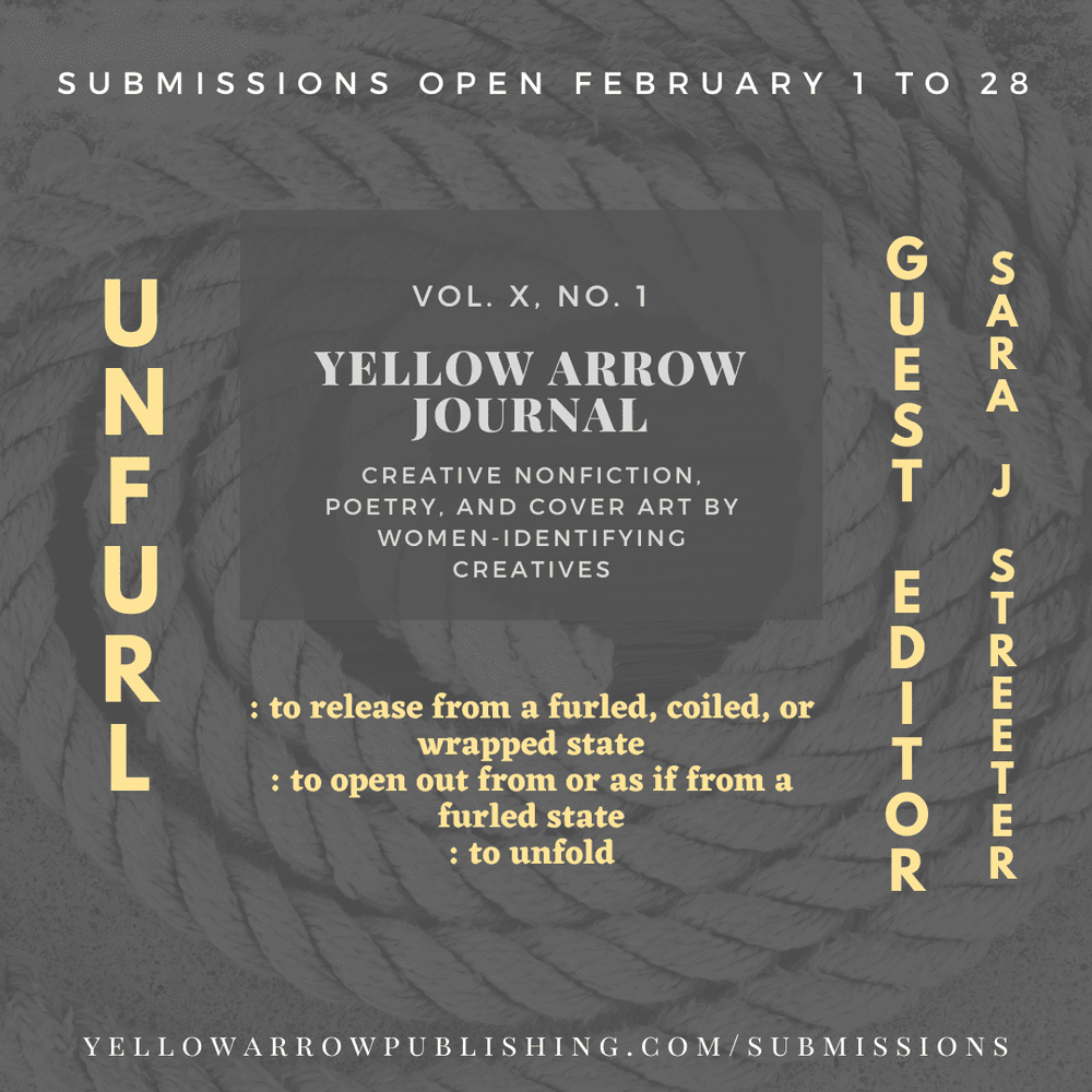 Yellow Arrow Journal (X/01) UNFURL Submissions are Now Open! — Yellow ...