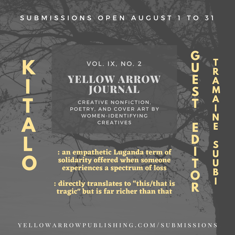 Yellow Arrow Journal (IX/02) Kitalo Submissions are Now Open! — Yellow ...