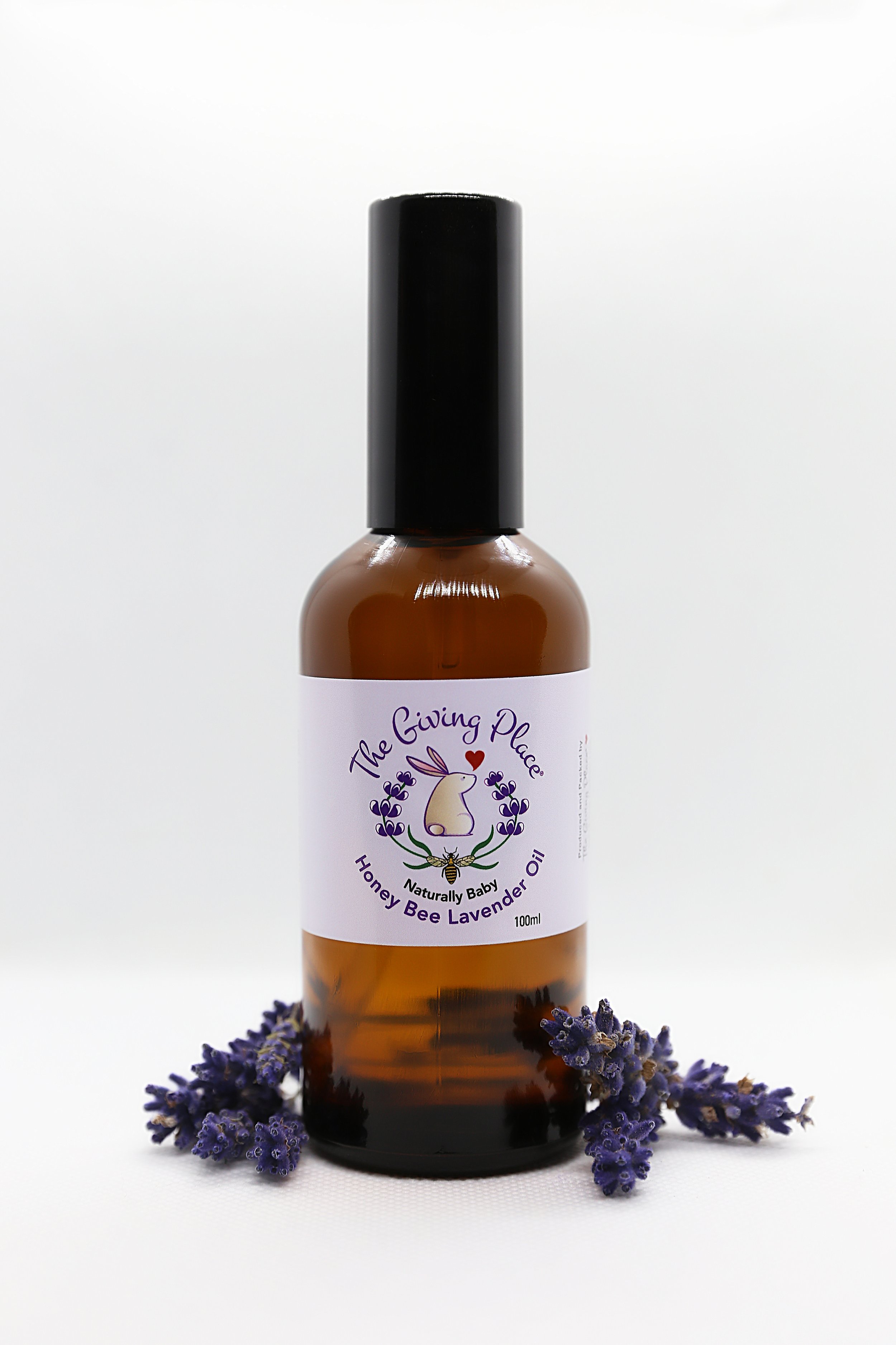Honey Bee Lavender - Baby Oil — The Giving Place
