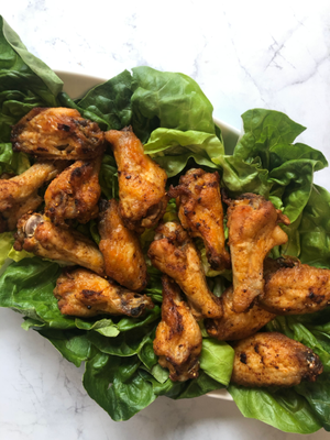 Crispy Bacon Fat Chicken Wings — Tanorria's Table