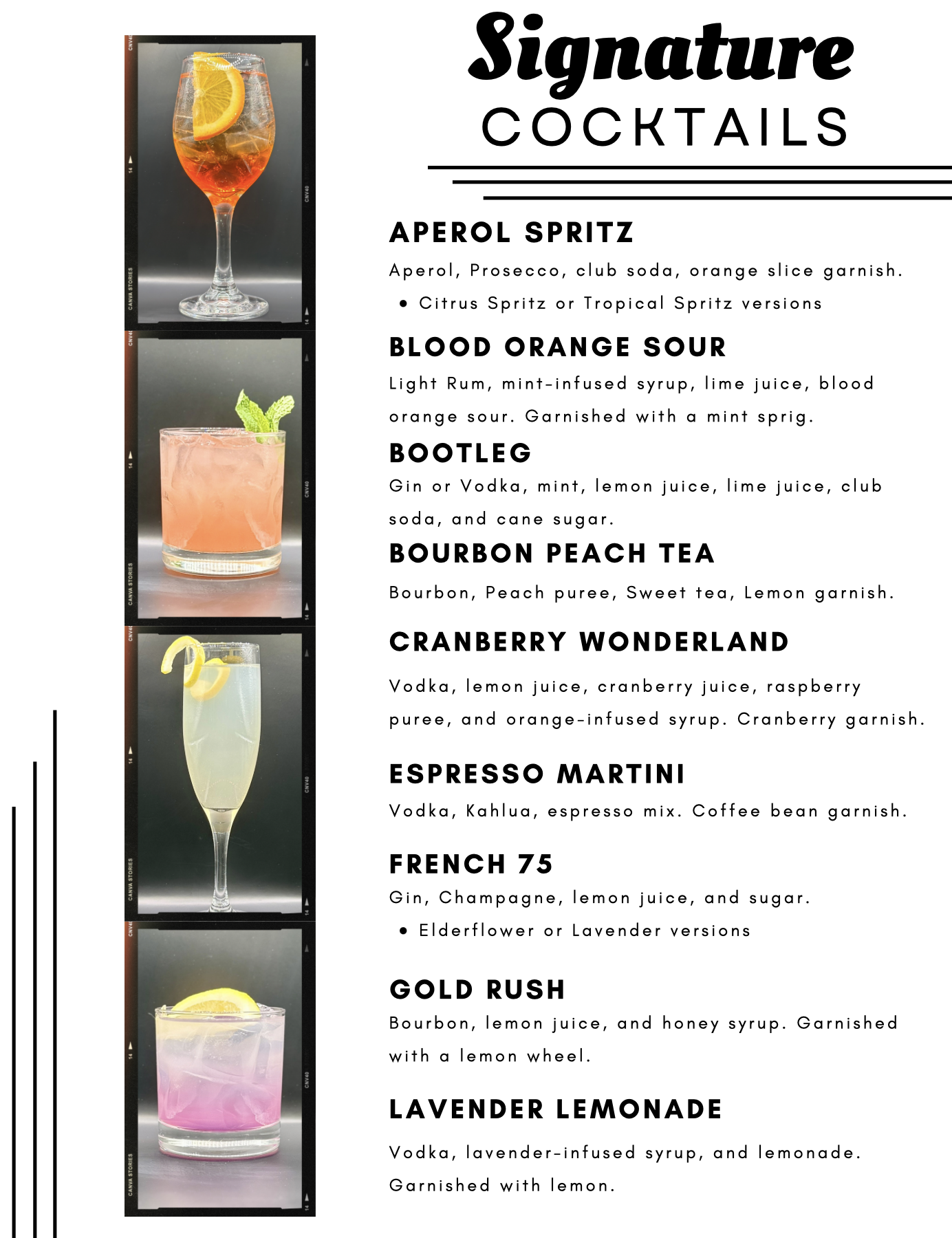 Liquidmotion Signature Drinks and Mocktails — Liquidmotion Bartending