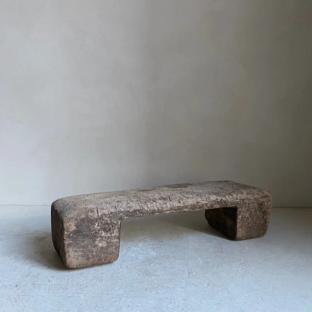 Wooden block stool N°1 — The Corner by Andrea Lennon