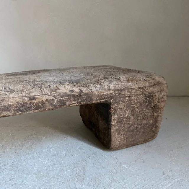 Wooden block stool N°1 — The Corner by Andrea Lennon