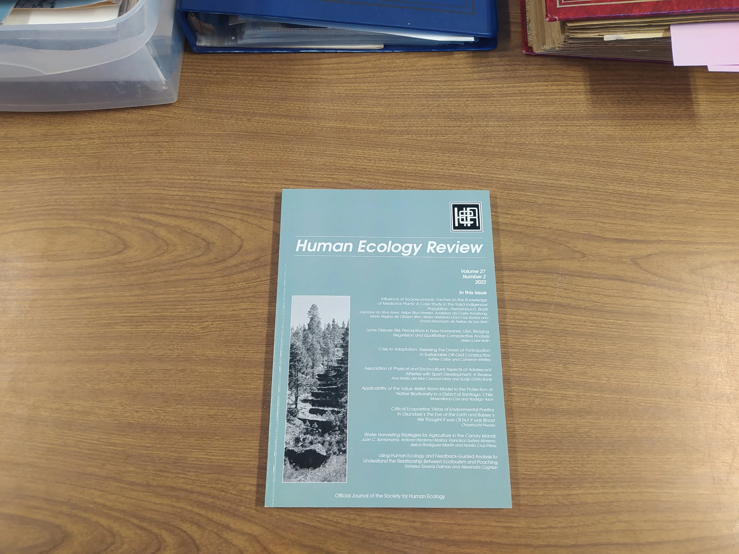 Human Ecology Review — Society for Human Ecology