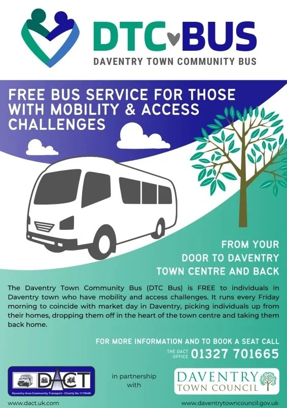 DAVENTRY TOWN COMMUNITY BUS — DACT