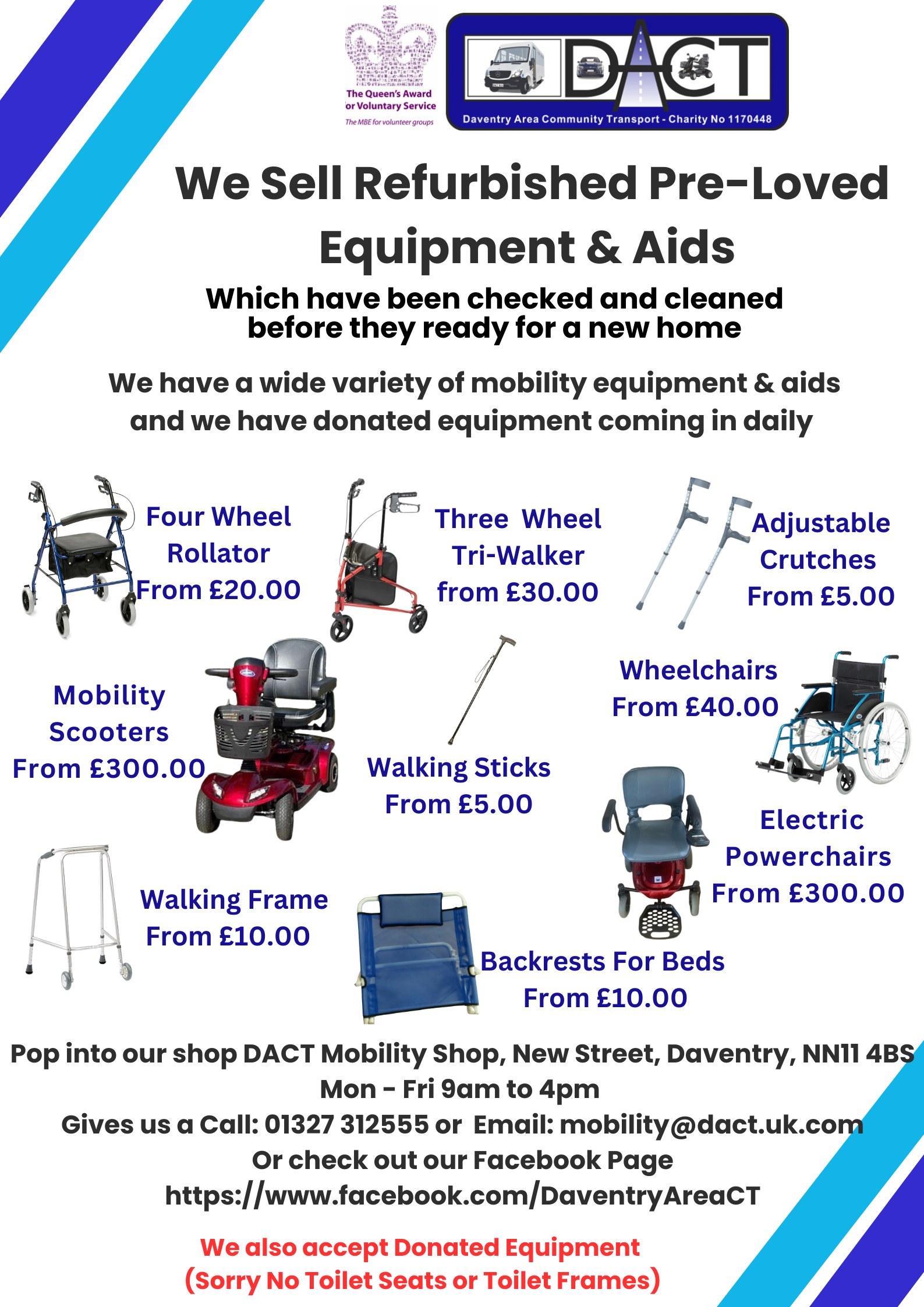 PRE-LOVED REFURBISHED EQUIPMENT — DACT