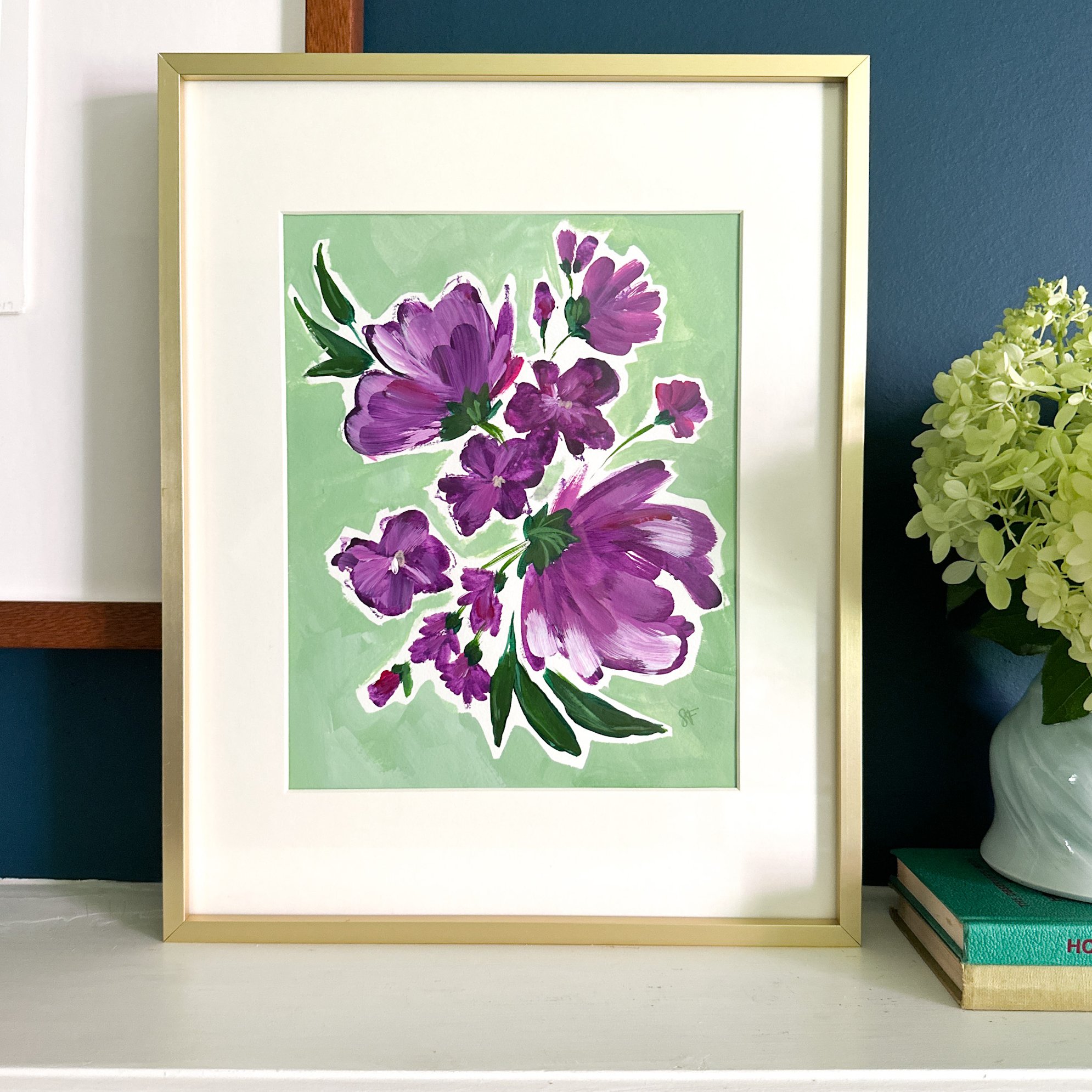 Jade, (16 x 20, framed) — Sarah Finkel Art