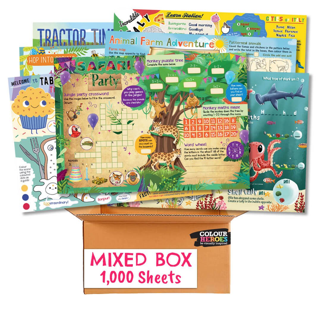 Childrens Activity Sheet, Nature Detective — Colour Heroes