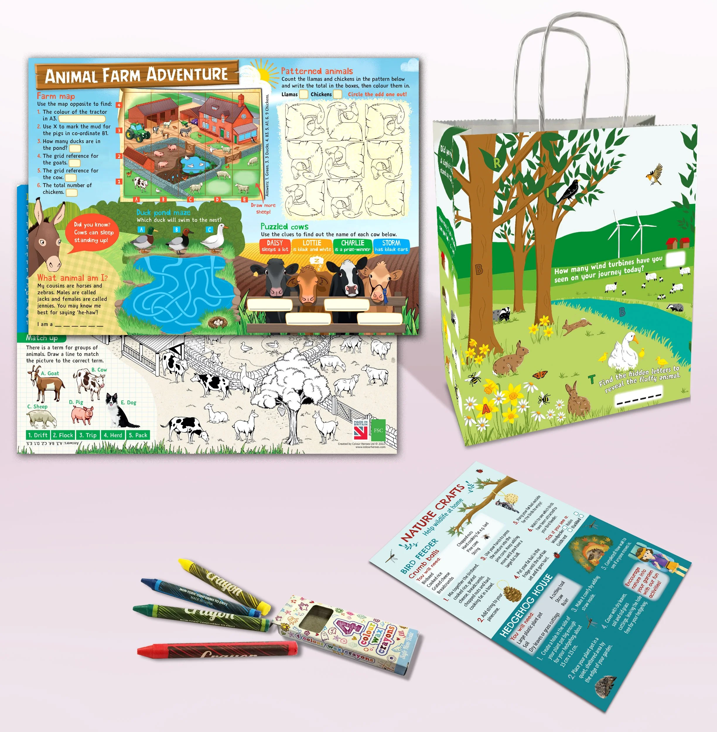 Nature discovery activity pack — Colour Heroes