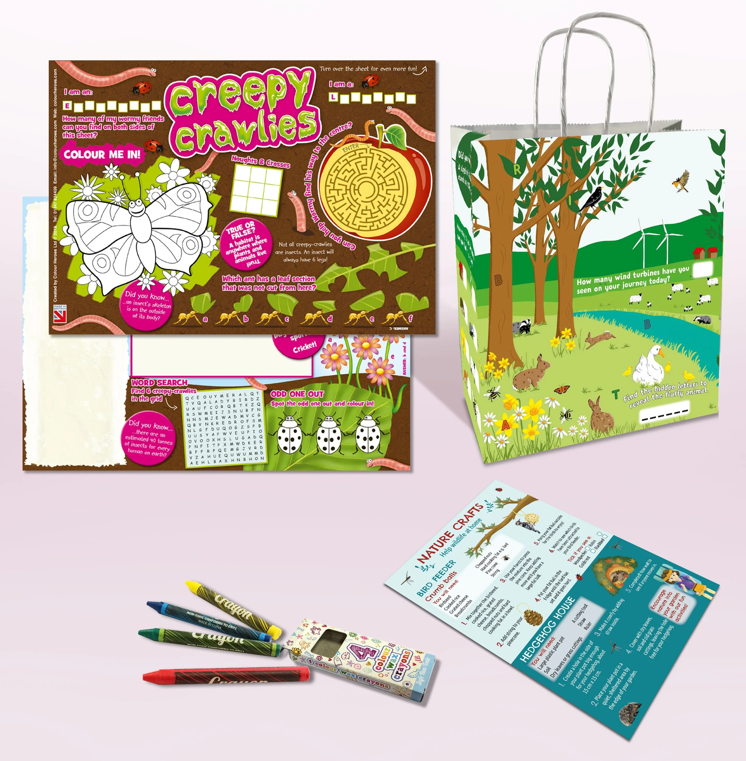 Nature discovery activity pack — Colour Heroes