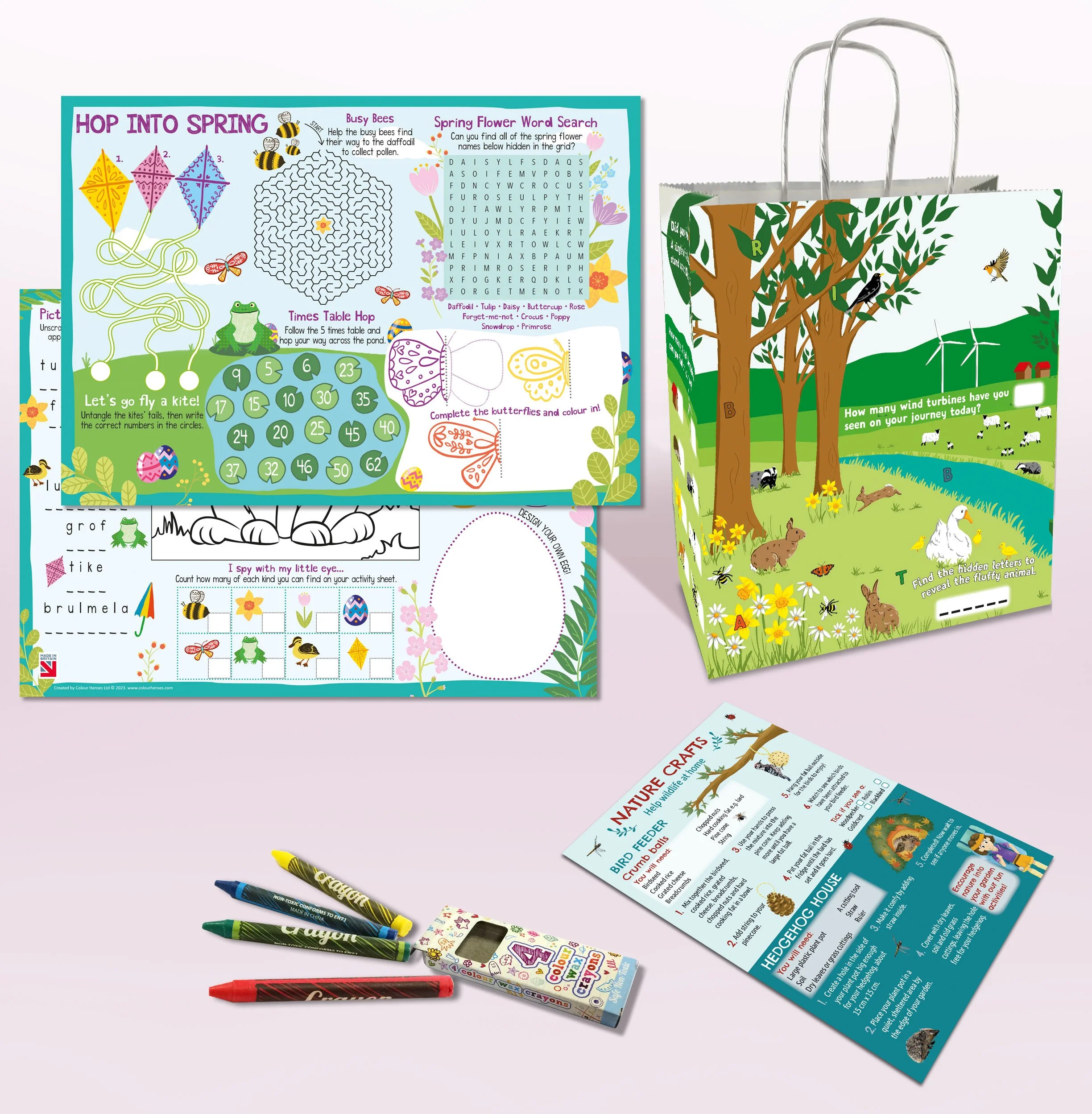 Nature discovery activity pack — Colour Heroes